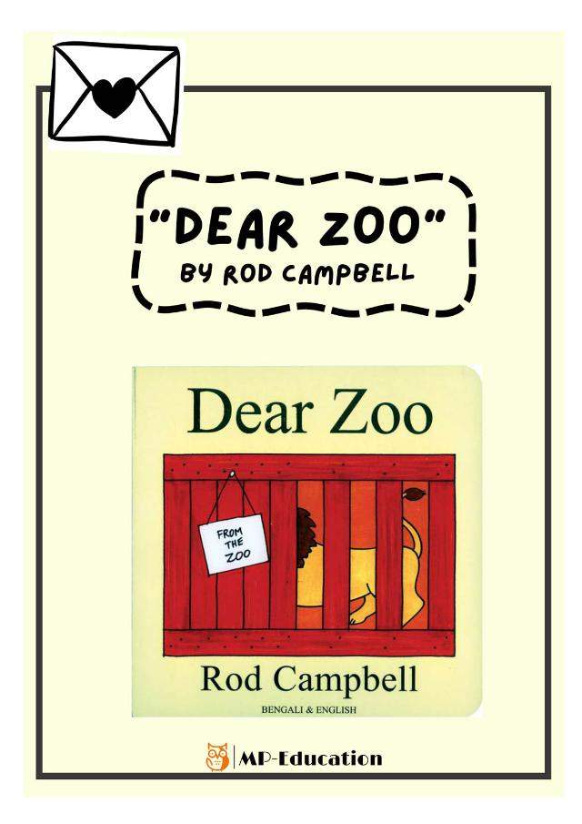 Karty pracy do książki "Dear Zoo" (Rod Campbell) | MP-Education